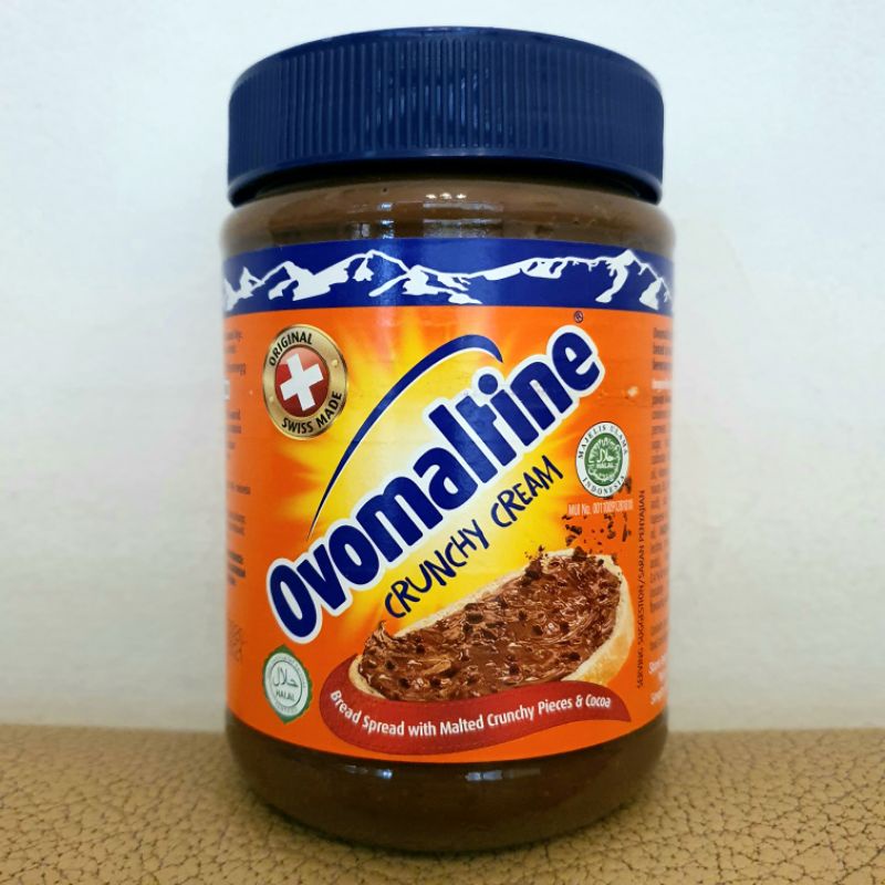 Jual COD Ovomaltine Crunchy Cream 380 Gram Selai Coklat Ovomaltin ...