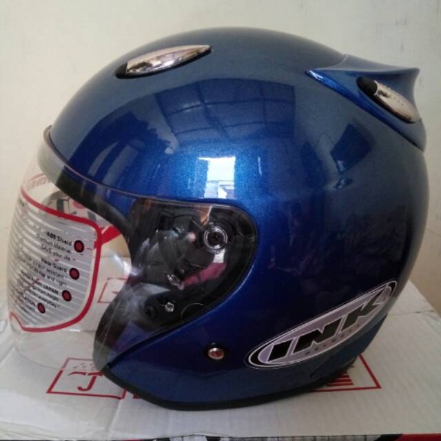 Jual Helm Centro SNI best biru tua MODEL INK CENTRO OEI | Shopee Indonesia