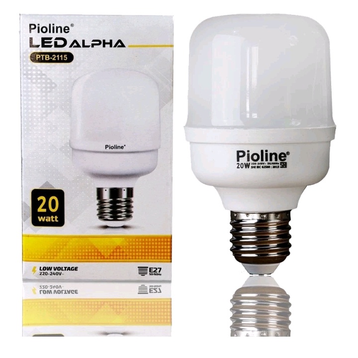 Jual Lampu Pioline 20 watt LED Bulb Tabung lampu LED ekonomis lampu rumah ruangan | Shopee Indonesia