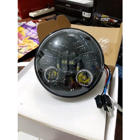 Jual Head Lamp Daymaker. Lampu Utama LED Harley dan Semua Sepeda Motor ...