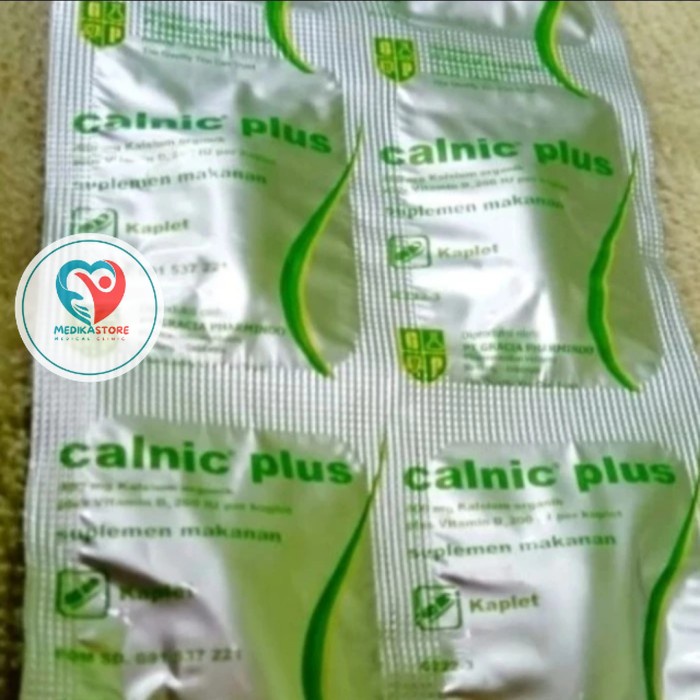 Jual (murah)- calnic plus strip 10 tablet -100% original | Shopee Indonesia