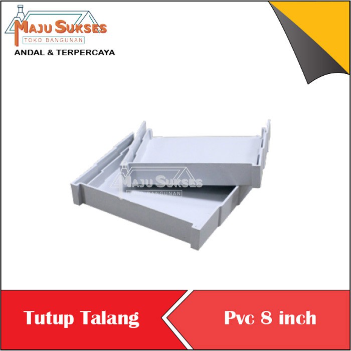 Jual Talang pvc 8 inch TUTUP BELOKAN SAMBUNGAN GANTUNGAN TALANG PVC ...