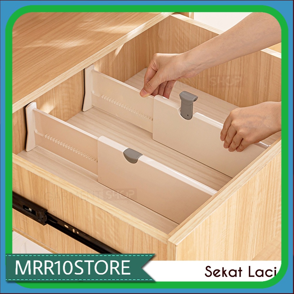 Jual Sekat Laci Pembatas Lemari Fleksibel Partisi Desktop Organizer ...