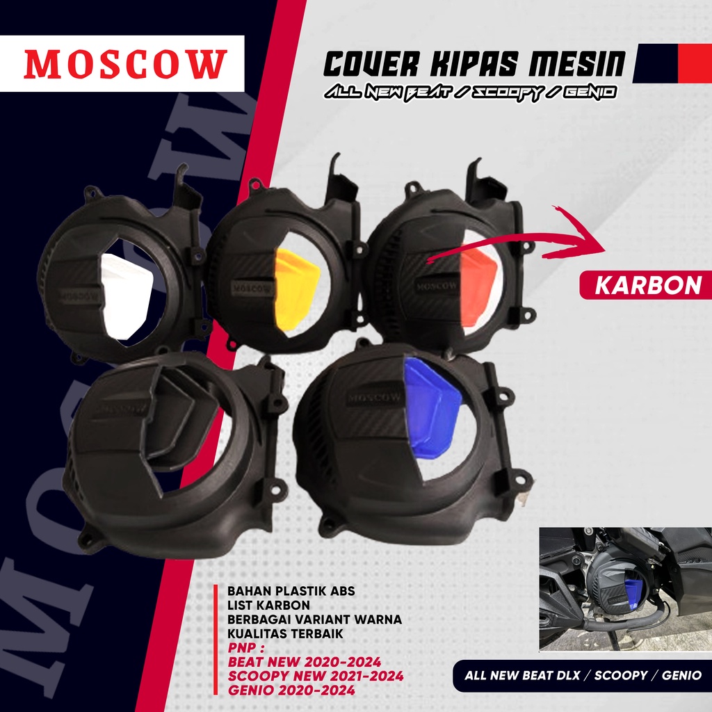 Jual Cover Kipas Mesin BEAT NEW 2020–2024 | Penutup Radiator SCOOPY ...