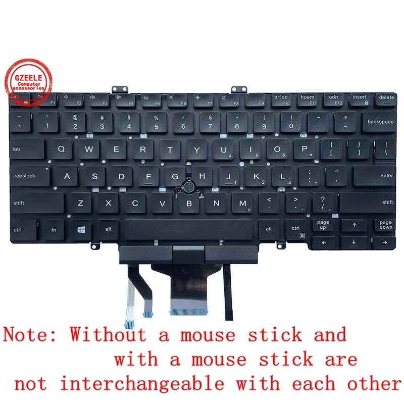Jual PREORDER NEW US laptop keyboard For DELL LATITUDE 3400 5400 5401 ...