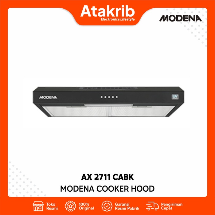 Jual MODENA COOKER HOOD AX 2711 CABK Purifier Slim Hood Hybrid 70cm ...