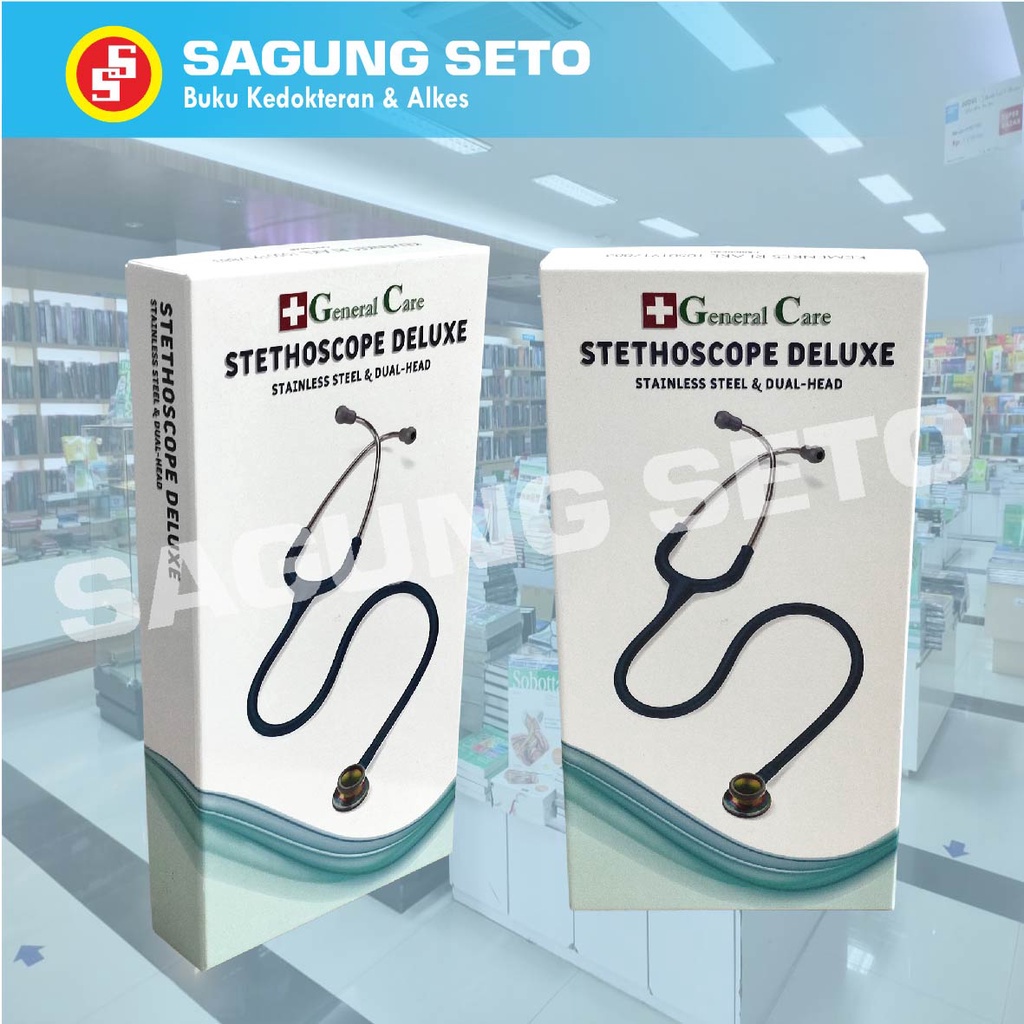 Jual STETHOSCOPE DELUXE GENERAL CARE (2 MEMBRAN )/ STOSKOP GC | Shopee ...