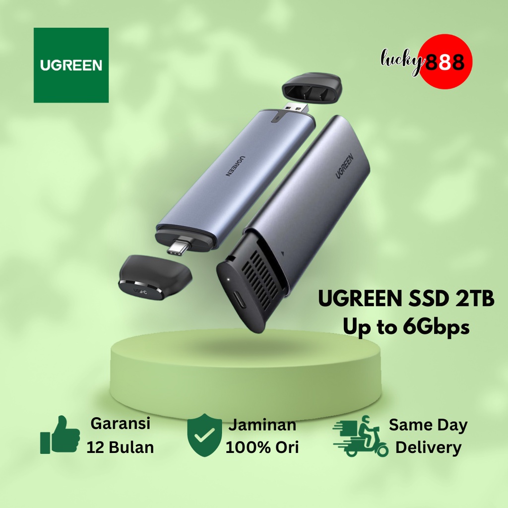 Jual UGREEN SSD Casing Enclosure M.2 NVMe SATA To USB 3.1 / USB C ...