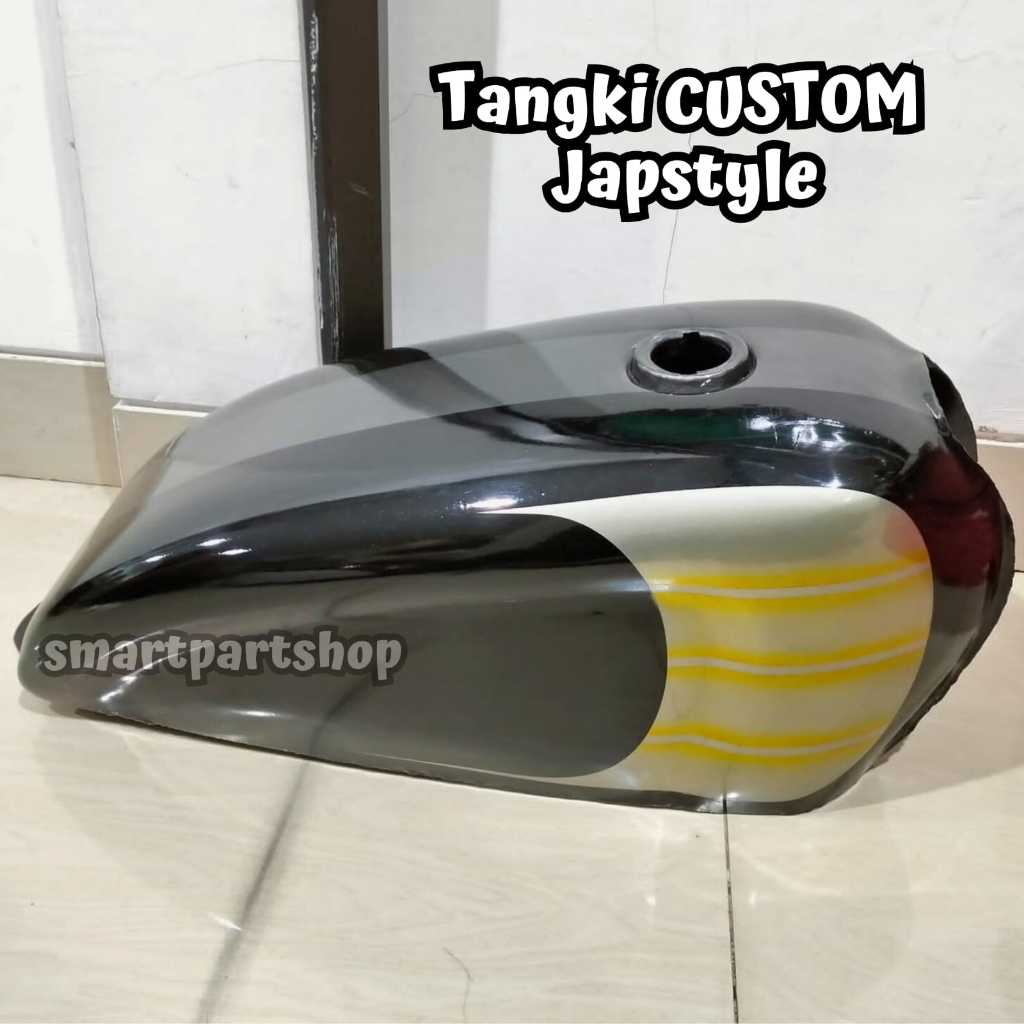 Jual TANGKI JAPSTYLE CUSTOM TANGKI CAT HITAM TENGKI CUSTOM | Shopee ...