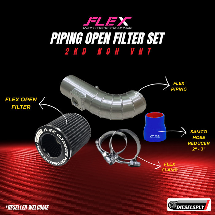 Jual Flex Piping Open Filter Set 2KD non VNT + Flex Open Filter ...
