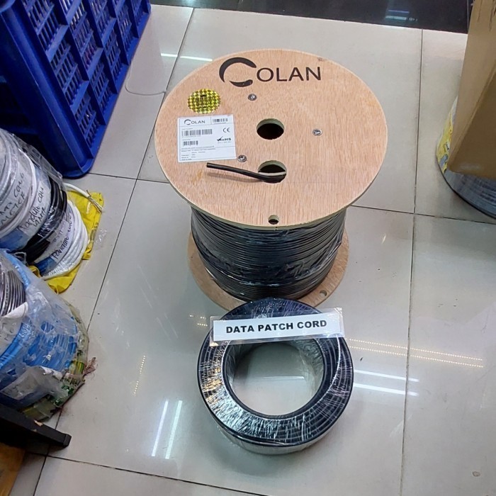 Jual KABEL LAN UTP OUTDOOR CAT 6 Merek COLAN Panjang 50M 23Awg Warna ...