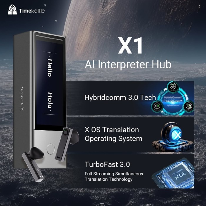 Jual TIMEKETTLE X1 - AI Intepreter Hub - Standalone Entity with Two Way Simultaneous Translator ...