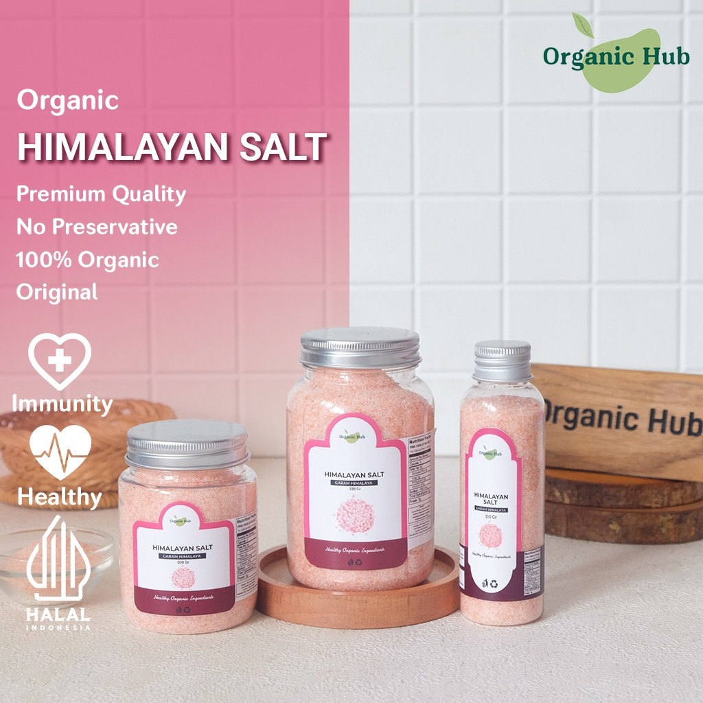 Jual Organic Hub Garam Himalaya Premium Organic Original 100% Natural ...