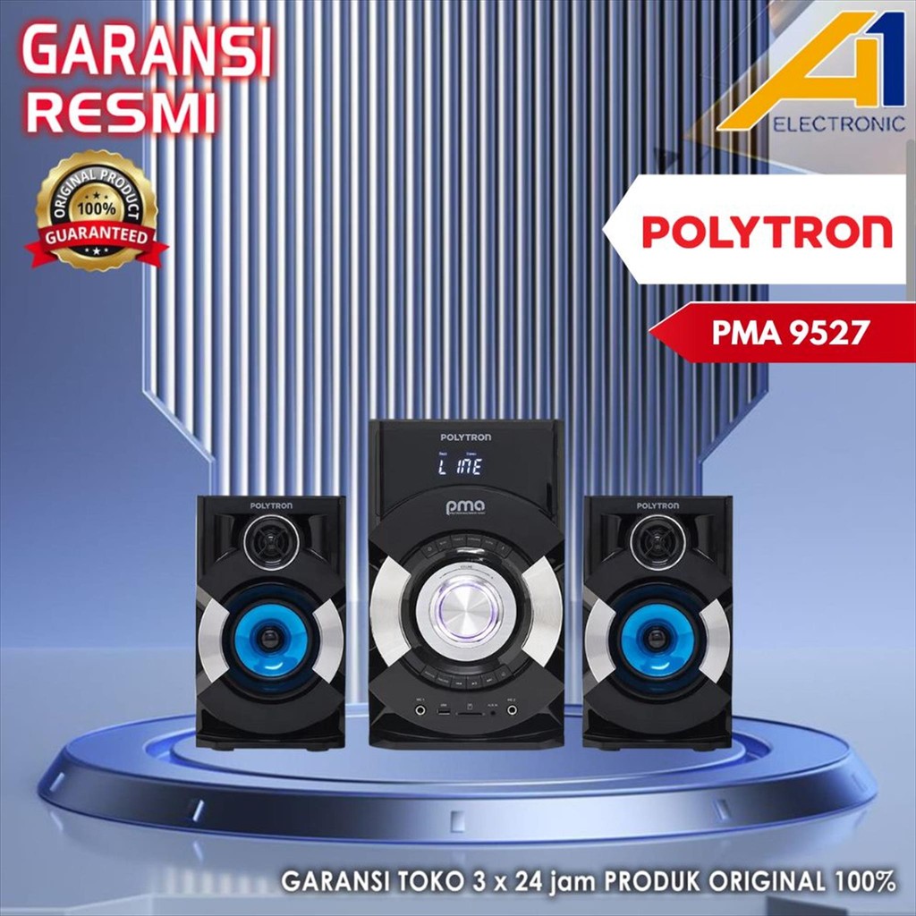 Jual Speaker POLYTRON PMA 9527 / PMA9527 Multimedia Bluetooth Radio Karaoke | Shopee Indonesia