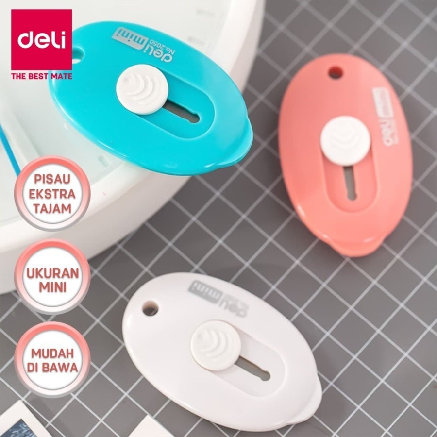 Jual Deli | Cutter Mini (Cutting Knife) Comiko | E2050 | Shopee Indonesia