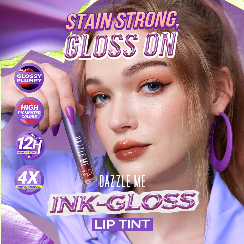 Jual MFI - [BUY 1 GET 1 GIFT] DAZZLE ME Ink Series | Ink-Vinyl Lip ...