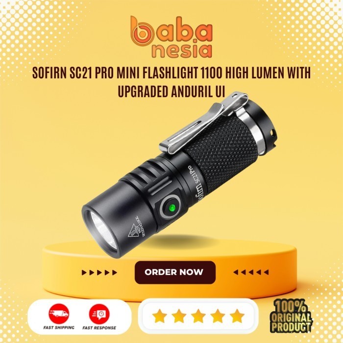Jual SOFIRN SC21 PRO Mini Flashlight 1100 High Lumen With Upgraded ...