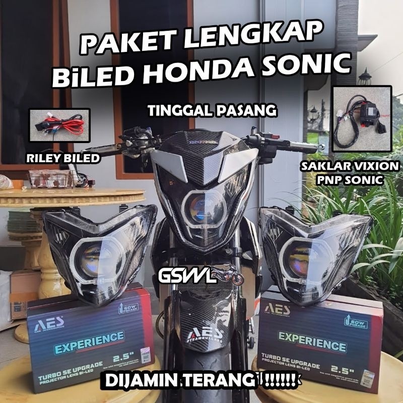 Jual Biled PNP Honda Sonic 150R - AES TURBO, AES ALL•WEATHER, ICC dan ...