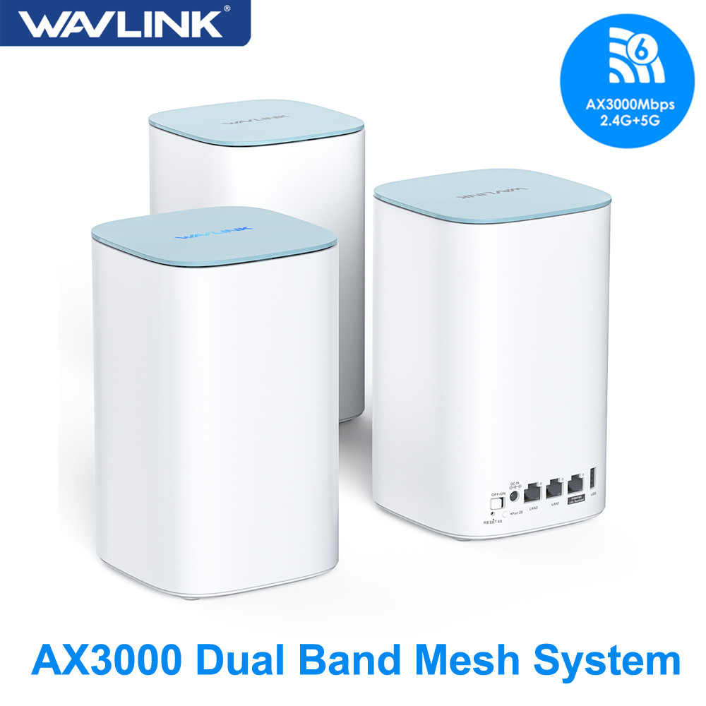 Jual WAVLINK AX3000 WiFi6 Mesh System Dual-Band Whole Home VPN Router ...