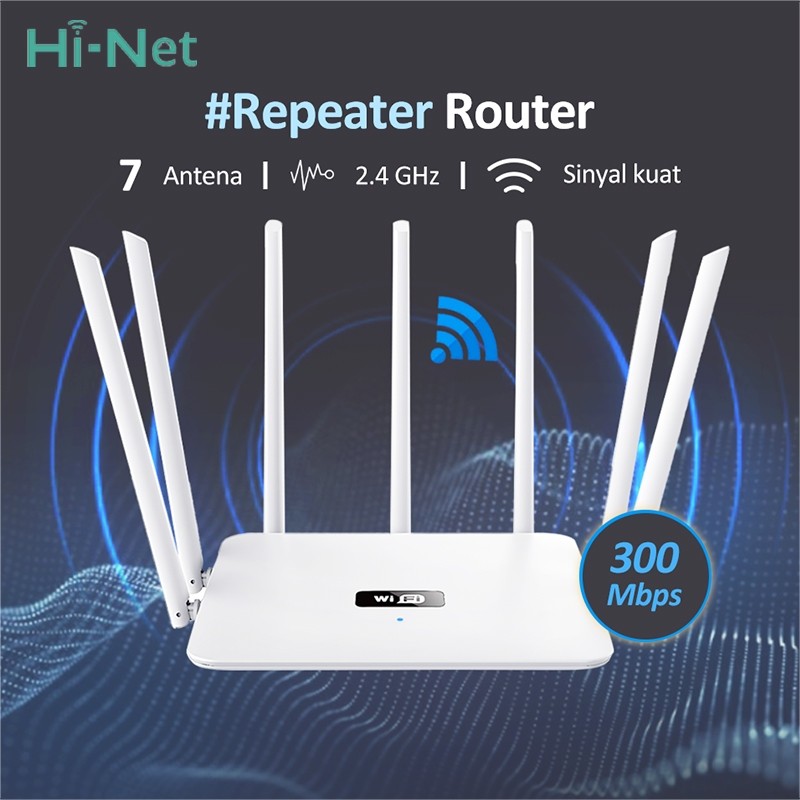 Jual Hi-Net&Bonkyo Router WiFi rumah 5G berkecepatan tinggi, tujuh antena, kecepatan 450Mbps ...