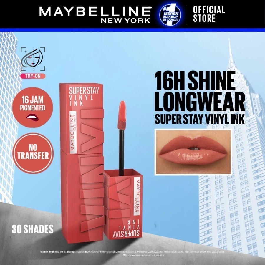 Jual MFI - Maybelline Superstay Vinyl Ink Longwear Liquid Lipstick ...
