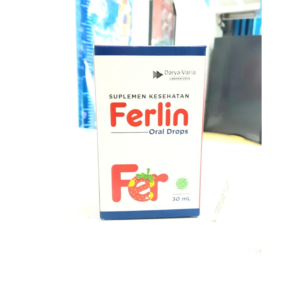 Jual Ferlin Drop 30 ml - digunakan untuk suplemen vitamin dan Fe (zat ...
