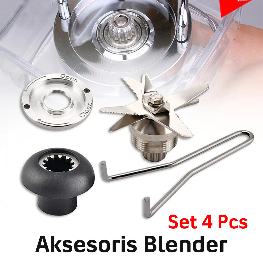 Jual 4pcs Pisau blender portable Alat Smoothie 8 Blender Stainless Mata ...