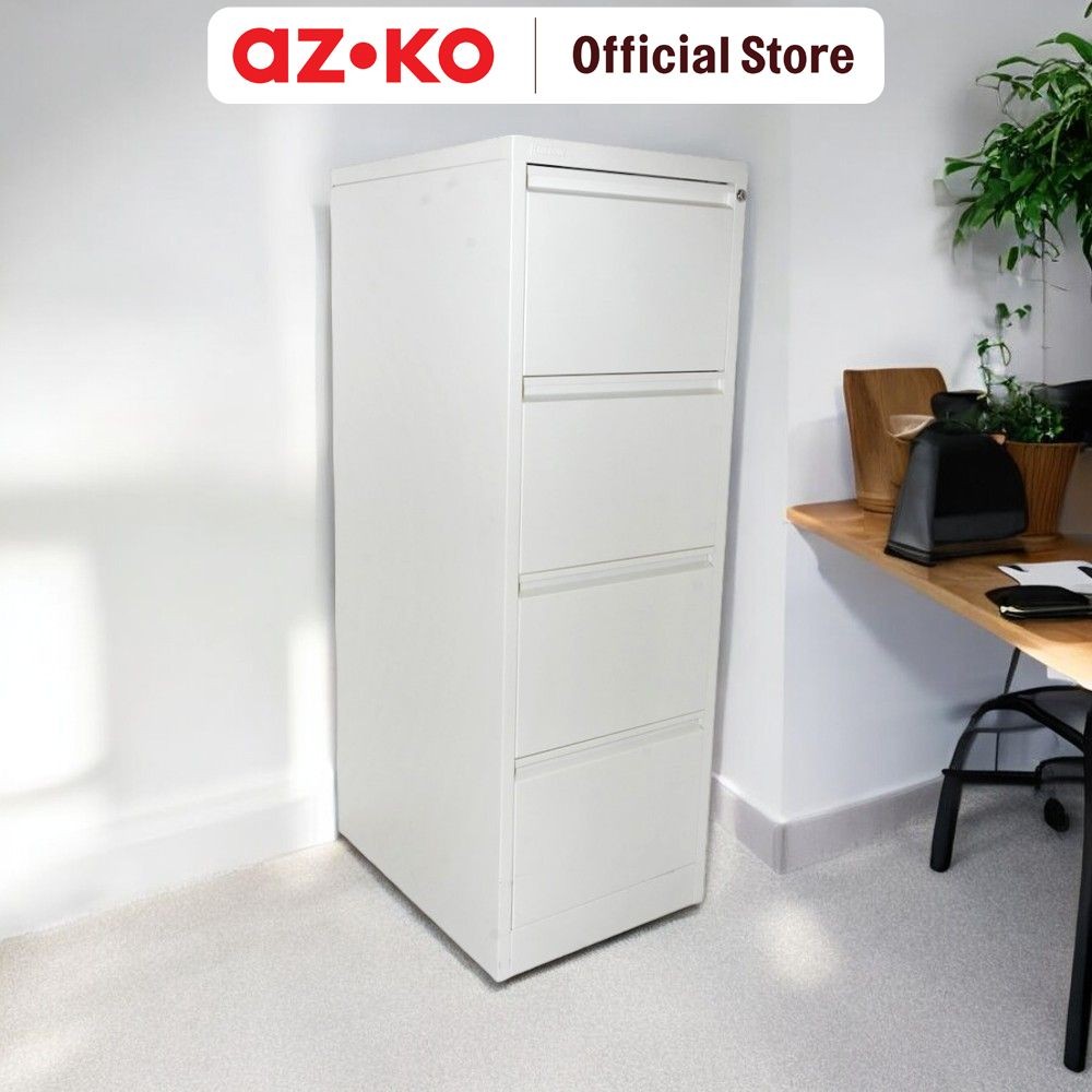 Jual AZKO Krisbow Filing Cabinet Besi 4 Tingkat - Krem File Cabinet ...