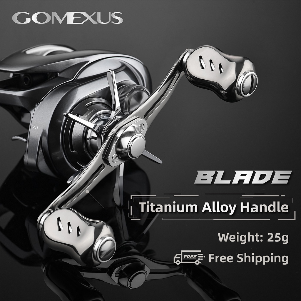 Jual Gomexus Blade 100mm Reel handle used for Shimano Curdo BFS daiwa ...