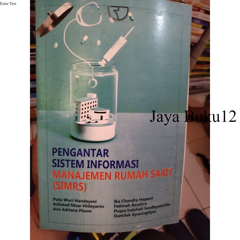 Jual Buku Pengantar Sistem informasi Manajemen Rumah sakit | Shopee ... Jual Buku Pengantar Sistem informasi Manajemen Rumah sakit | Shopee ...