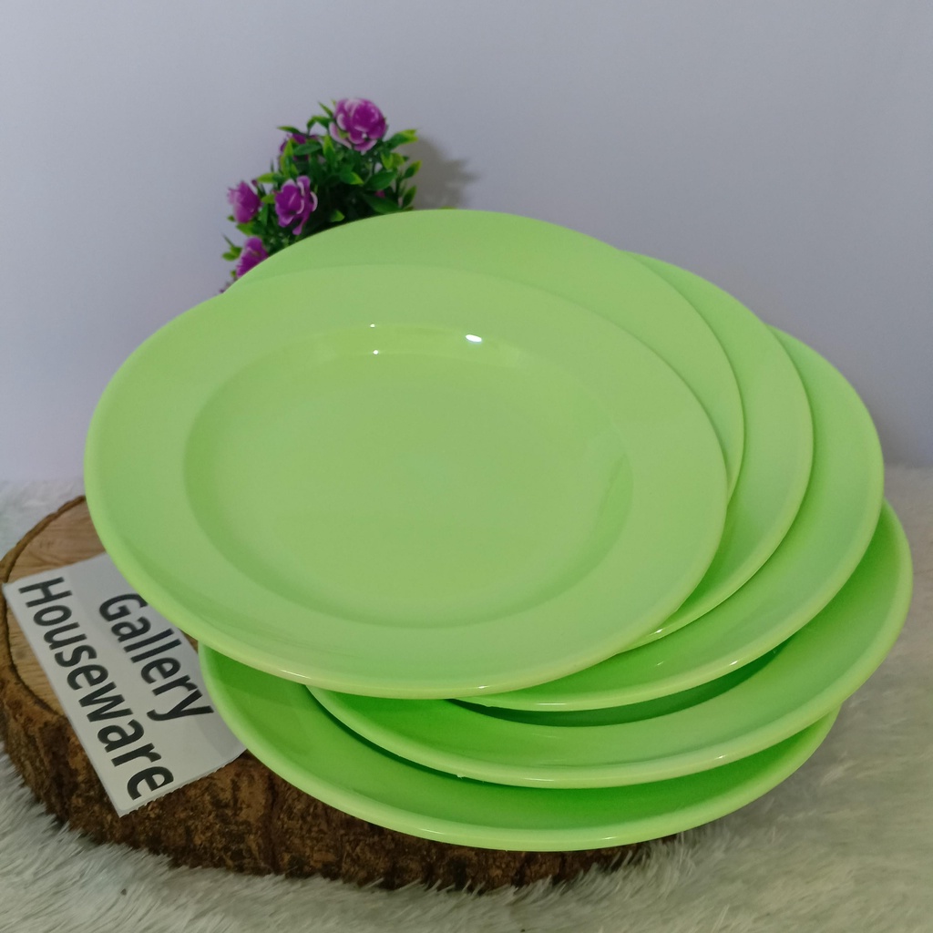 Jual 6PCS Piring bulat Dinner ware P09 piring makan melamine stone ...