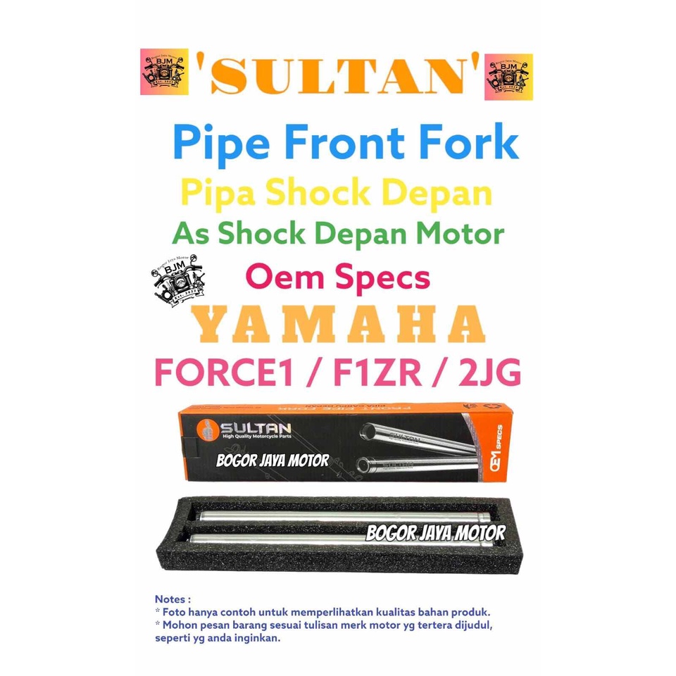 Jual 1 SET SULTAN AS SHOCK DEPAN YAMAHA FORCE1 F1ZR FIZR 2JG PIPA SHOCK ...