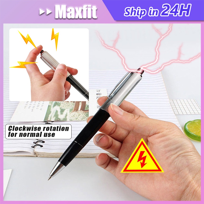 Jual Electric Shock Pen Pulpen Kejut Listrik Mainan Setrum Pen Pulpen ...