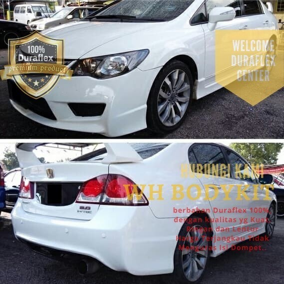Jual bodykit Honda Civic fd 2010 type r body kit civic bodikit civic ...