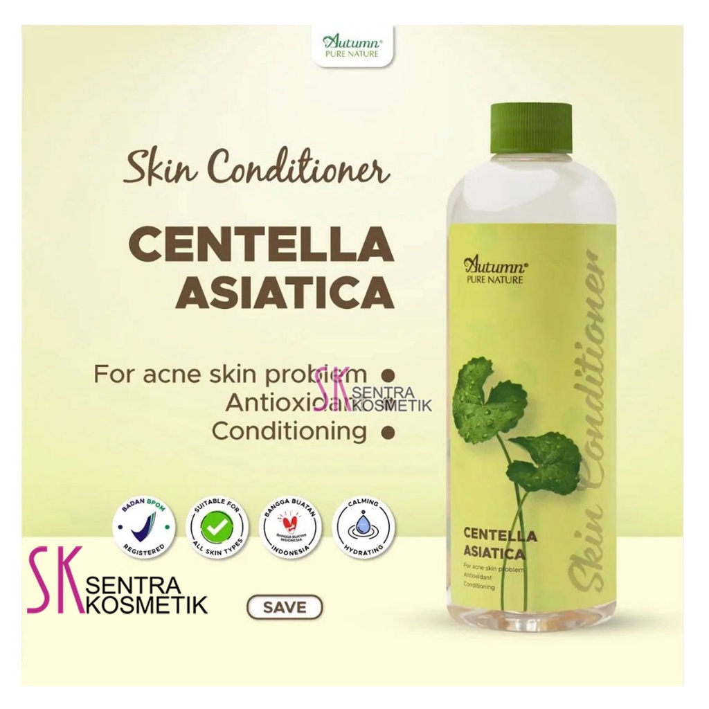 Jual Autumn Skin Conditioner Toner Centella Asiatica Extract 500 ml ...