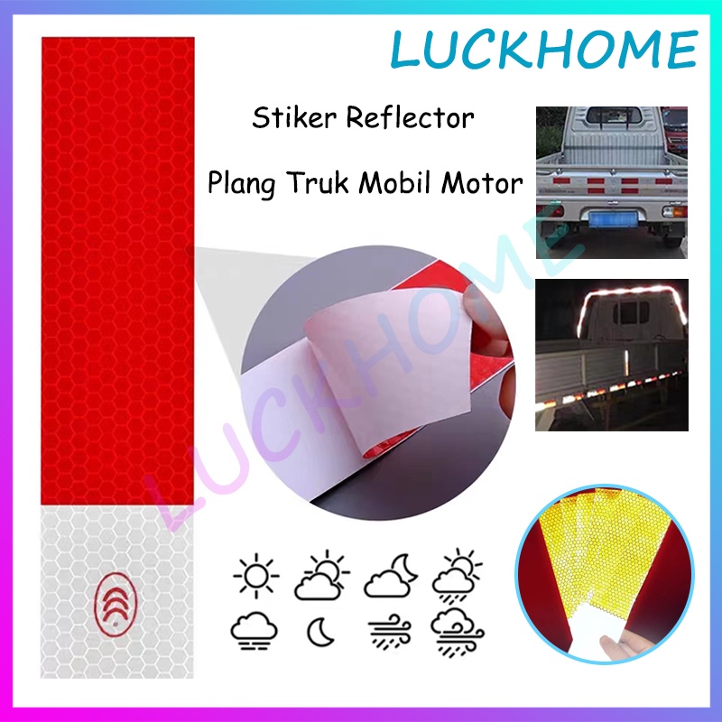 Jual Stiker reflektor Pemantul Cahaya Malam Hari Sticker Sticker ...