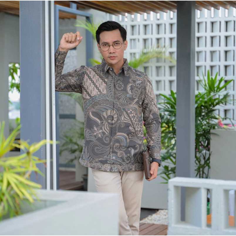 Jual Batik Bagus Baju Batik Pria Lengan Panjang Lapis Furing Halus ...