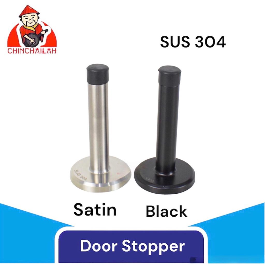 Jual Door stopper / Penahan pintu tembok stainless | Shopee Indonesia
