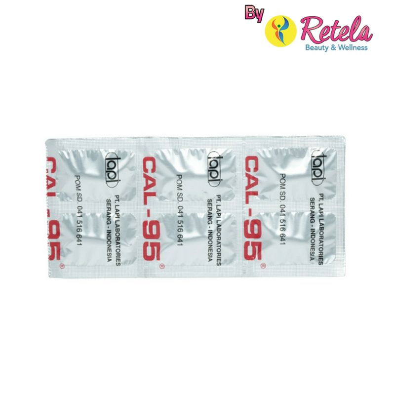 Jual CAL-95 1 STRIP 6 Caplet | Shopee Indonesia