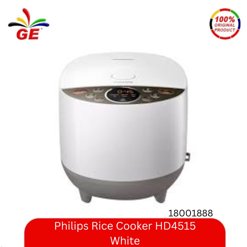 Jual Philips Rice Cooker HD4515 White - 18001888 | Shopee Indonesia