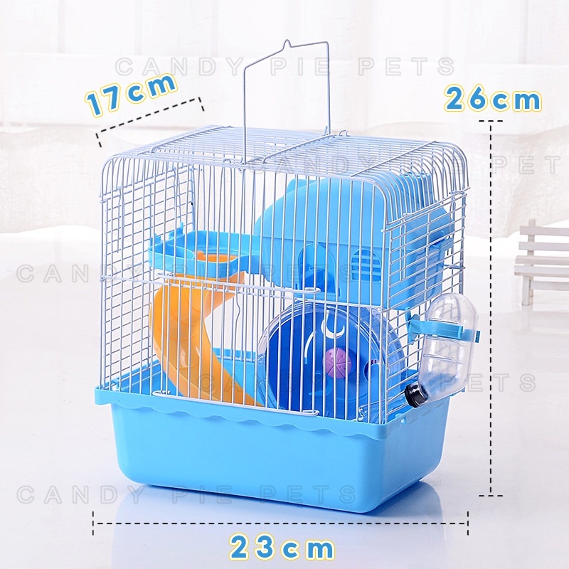 Jual 1 Set Rumah Hamster Kandang Hamster Akrilik Besar Kandang Sugar ...