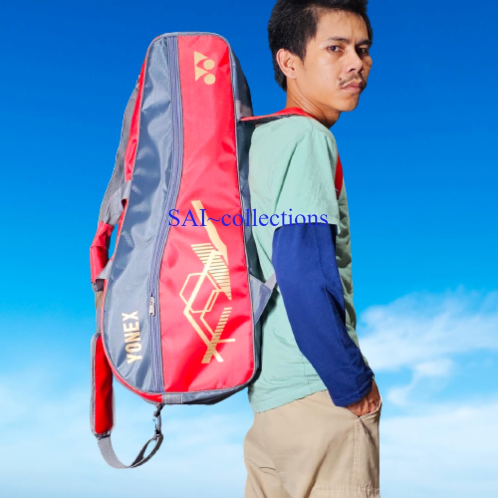 Jual Tas Raket Badminton 2 Ruang Bahan Tebal Anti Air Resleting besar ...