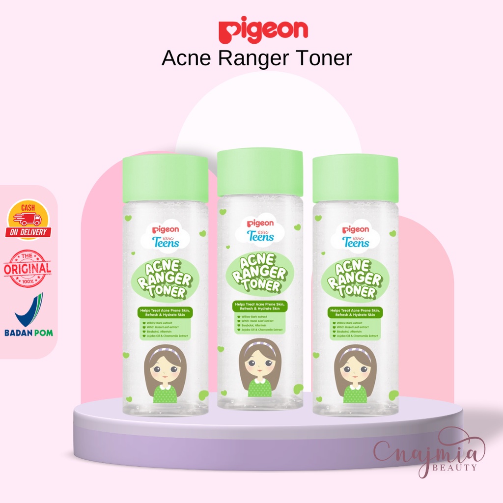 Jual NAJMIA PIGEON TEENS ACNE RANGER TONER 95ML | Shopee Indonesia
