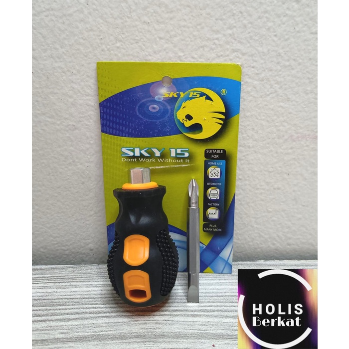 Jual Obeng Cebol Mini / Obeng 2 Arah Bolak Balik / Obeng Plus Minus ...