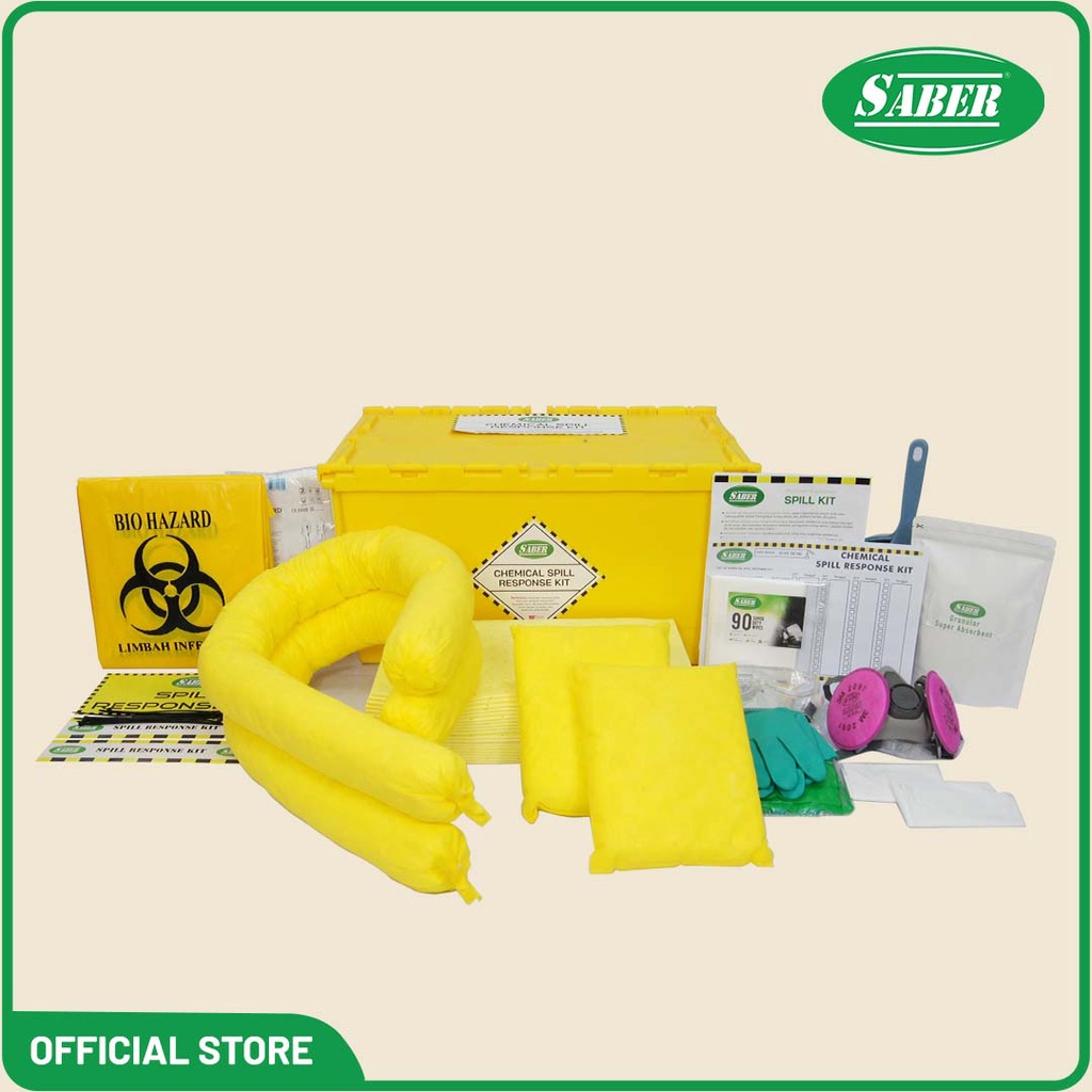 Jual SABER CHEMICAL SPILL RESPONSE KIT - HD CONTAINER 45 LITER - SC45 ...