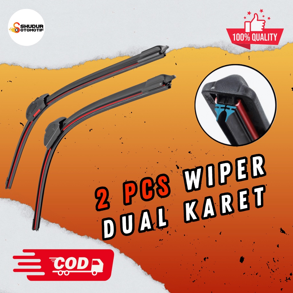Jual Wiper Dual Karet - Hyundai Matrix - Wiper Frameless Dual Blade ...