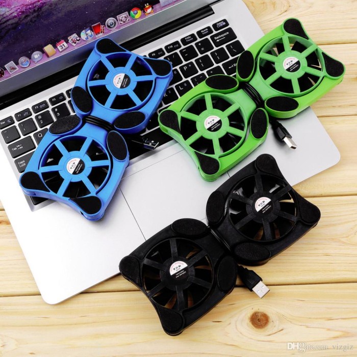 Jual Cooling Pad Kipas Pendingin Laptop Mini QS-919 | Shopee Indonesia