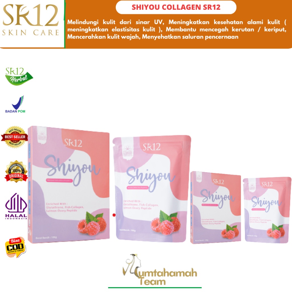 Jual SHIYOU COLLAGEN SR12 / MINUMAN KOLAGEN PEMUTIH KULIT / COLLAGEN DRINK BPOM / SUPLEMEN ...