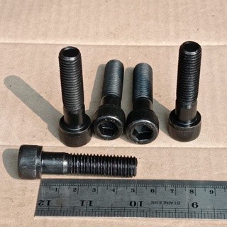 Jual Baut L Baja M14 X 50 Import Taiwan 12.9 HT Socket Head Bolt | Shopee Indonesia