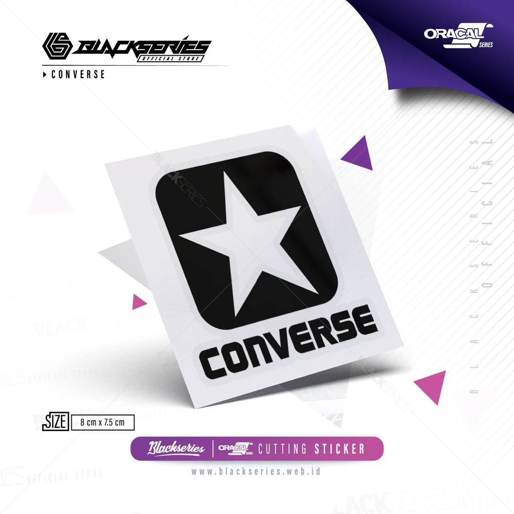 Jual Stiker Converse | Cutting Sticker Converse | Shopee Indonesia